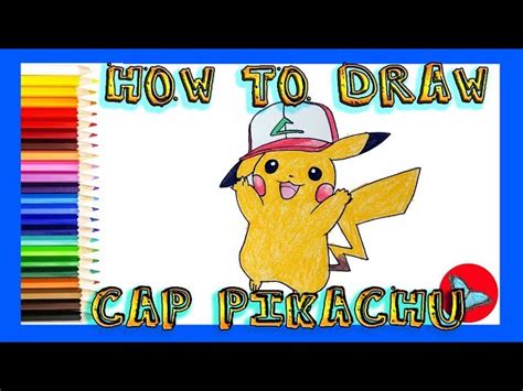 How To Draw Pikachu With A Hat