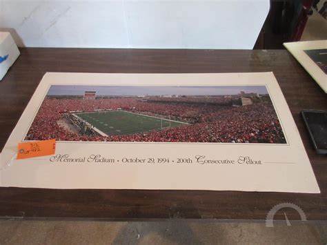 Memorial Stadium 1994 200th Consecutive Sellout Poster Online Auction