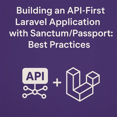 Building An Api First Laravel Application With Sanctum Passport Best Practices By Muhammad