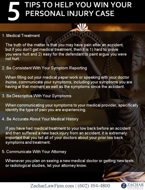 Zachar Law Blog 5 Tips To Help You Win Your Personal Injury Case