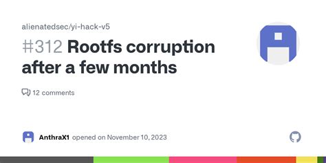 Rootfs Corruption After A Few Months · Issue 312 · Alienatedsecyi Hack V5 · Github