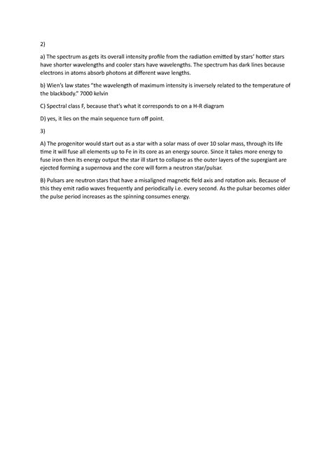 Week 4 Notes For Tute 2 A The Spectrum As Gets Its Overall Intensity Profile From The