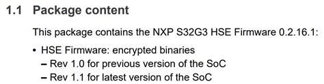 solved which hse firmware works for s32g3 to build bootloader project nxp community