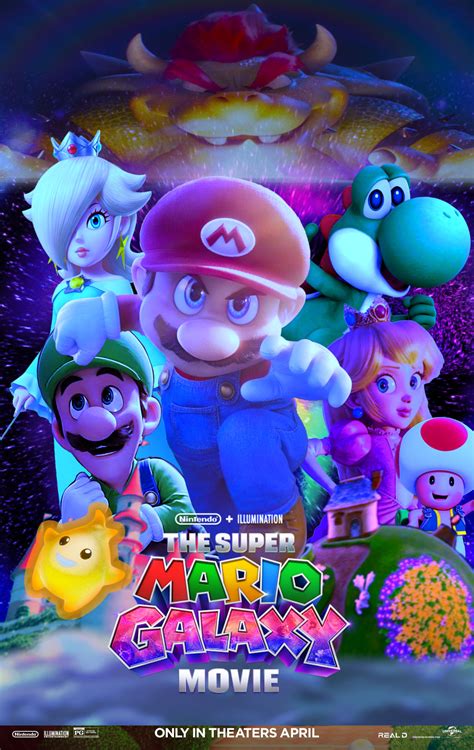 The Super Mario Galaxy Movie 2026 Poster By Princesspeachfan2023 On