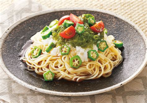ねばねば冷麺250528コープクッキング 生活協同組合コープこうべ