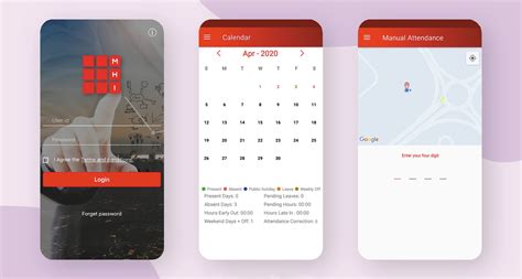 Time Attendance Mobile App Microhard Infotech Dubai