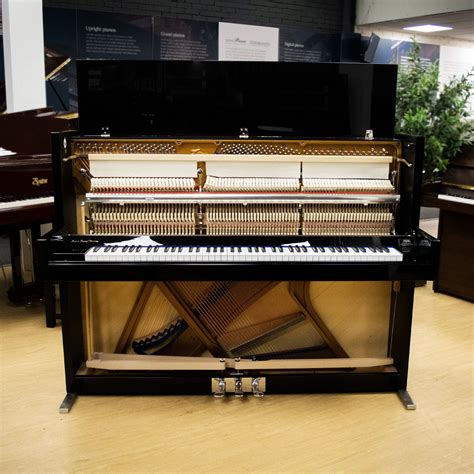 Bl√ºthner Model D Upright Piano Polished White