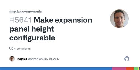 Make Expansion Panel Height Configurable · Issue 5641 · Angular