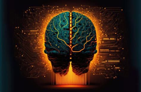 Premium Photo Brain With Neural Network Artificial Big Data Concept