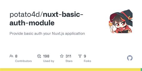 Github Potato4dnuxt Basic Auth Module Provide Basic Auth Your Nuxt