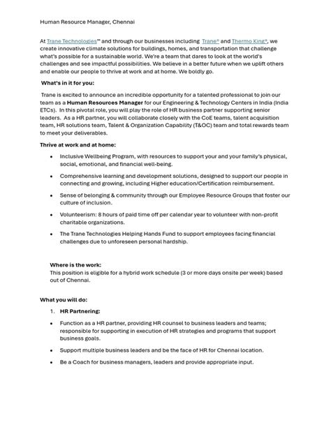 Human Resource Manager Pdf Talent Management Human Resource Management