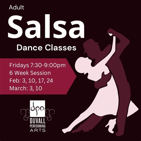New Adult Salsa Dance Class Duvall Performing Arts
