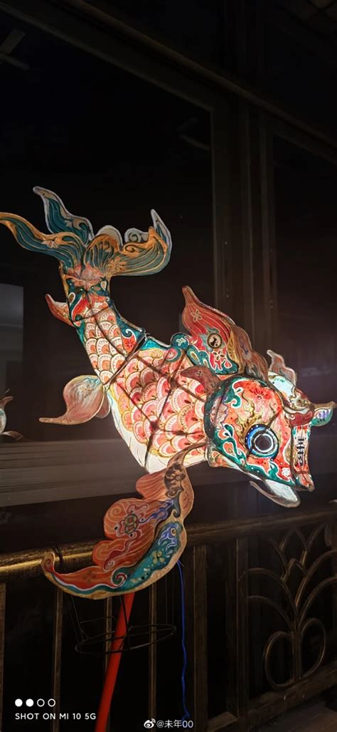 中国传统灯笼 鱼灯 虽然元宵已过，可无意中翻到 永昌囯王 分享的河内灯笼后又一阵手痒，于是参照着老照片的造型和汪满田村鱼灯相结合，做了个自己的鱼灯～期间也多亏 梁宋君 洛梅笙 等大佬