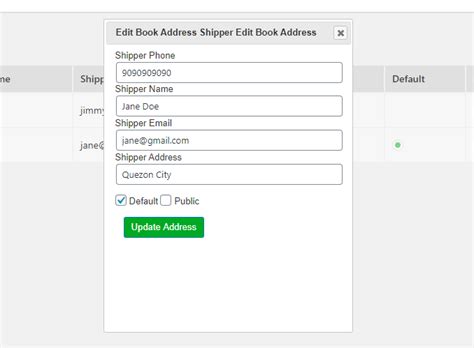 How To Set Default Shipper And Receiver Wpcargo Track And Trace System