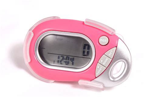 Pe771 Walking 3d Pedometer With Clip And Strap 7 Day Memory Accurate Step Counter Walking