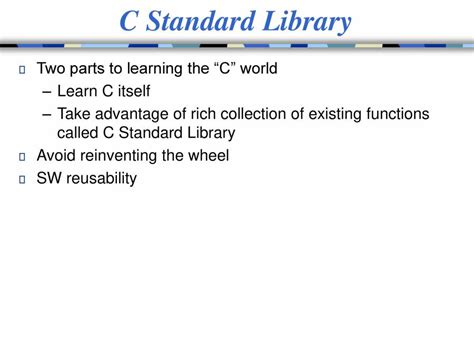 Introduction To C Programming Powerpoint Slides Learnpick India