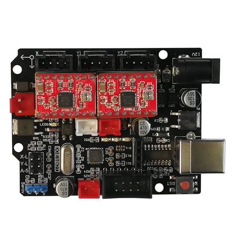 Buy Grbl 2 Axis Control Panel Laser Engraving Machine Motoard Corexy Cnc Usb Control Card Online