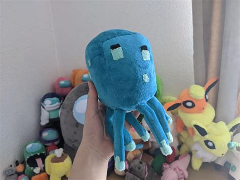 Minecraft Glow Squid Plushie Free Pattern By Witchcraftyyt On Deviantart