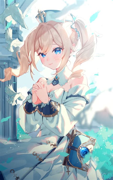 Barbara Genshin Impact Drawn By Harushio Danbooru