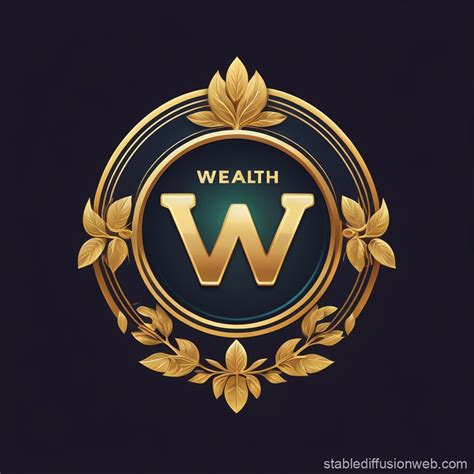 Wealth Online Business Logo Stable Diffusion Online