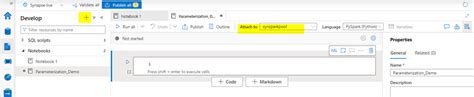 Parameterization In Azure Synapse Analytics Notebooks