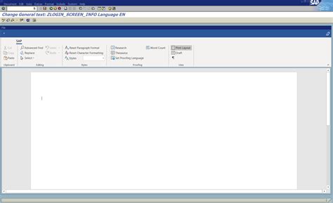 How To Add Custom Text To The SAP Logon Screen In SE SAPported