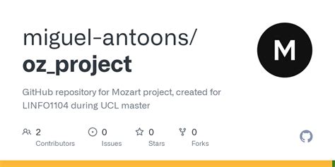 Github Miguel Antoonsozproject Github Repository For Mozart Project Created For Linfo1104