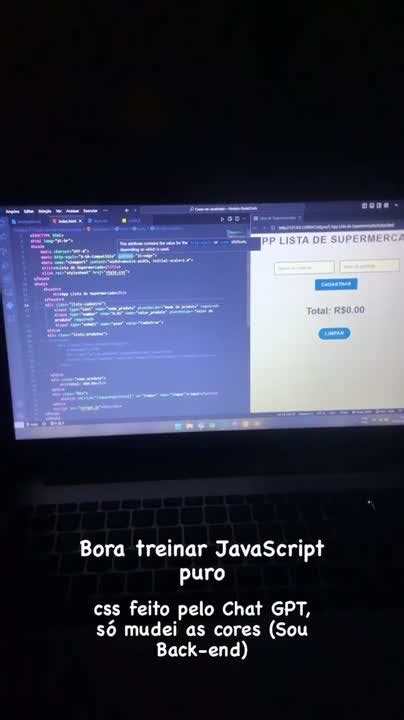 Cainã Micael On Linkedin Treinando Javascript Puro Link Dcyucifc