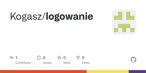 Github Kogaszlogowanie