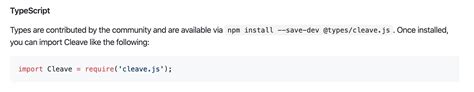 Angular 7 Element Is Not Defined Issue 547 Nosir Cleave Js GitHub