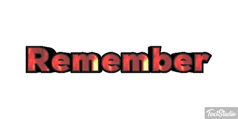 Remember Word Animated Logo Designs Remember Word Animated Logo Designs