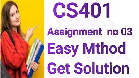Cs401 Assignment No 3 Solution Fall 2020correct Solutioncs401 Assignment 3cs401 Assignment