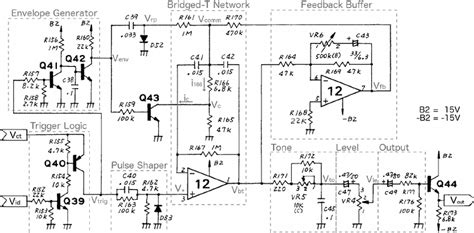 Tr 808 Bass Drum Schematic Blocks Marked Adapted From [1] Download Scientific Diagram