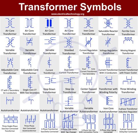 Electrical Transformer Symbols Single Line Transformer Symbols Electrical Transformers
