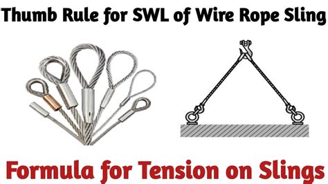 Wire Rope Sling Formula At Steve Gallegos Blog