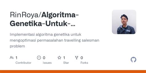 github rinroya algoritma genetika untuk travelling salesman problem implementasi algoritma