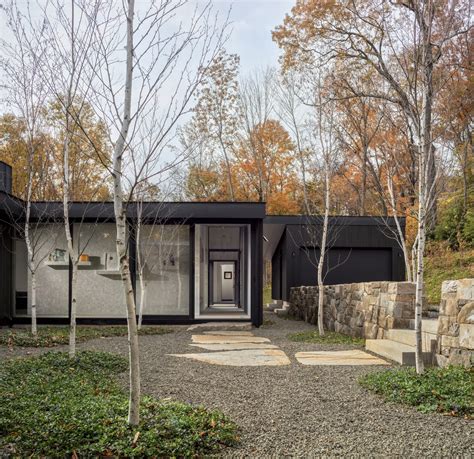 Charred Wood Clads Connecticut Home For Gallerists By Desai Chia