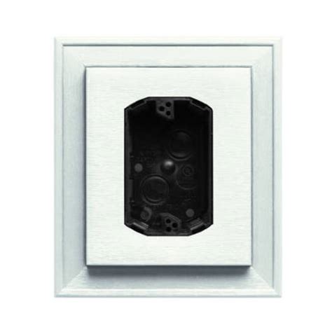 Boral Building Products 130010010123 Electrical Mounting Block White