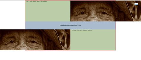 Javascript Bootstrap With A Fixed Width Grid And Images That Should Span The Window Width
