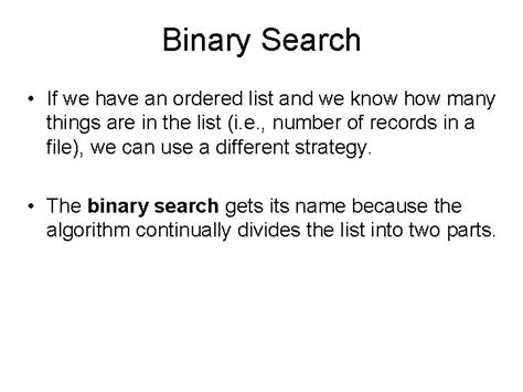 Searching Topics Sequential Search Binary Search Search Algorithms