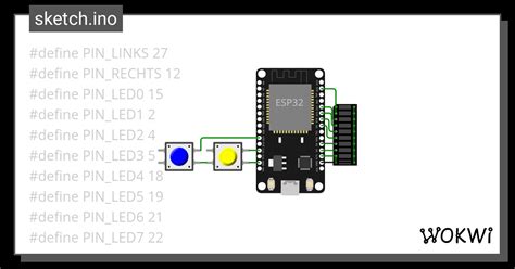 Led Bar Wokwi Esp32 Stm32 Arduino Simulator