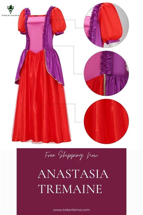 Cinderella Anastasia Tremaine Ugly Step Sister Cosplay Costume Disney