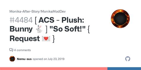 Acs Plush Bunny 🐇 So Soft Request 💌 · Issue 4484