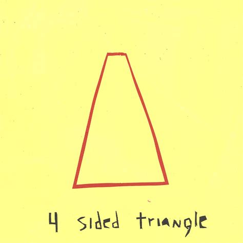 Personal Message 4 Sided Triangle