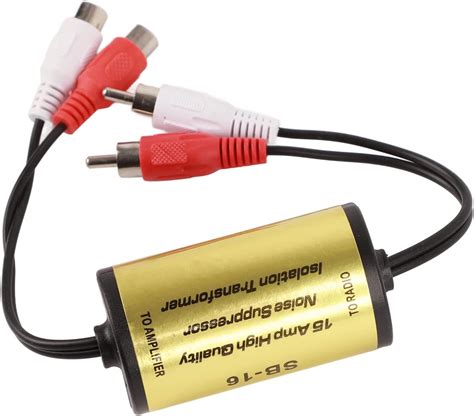 Ground Loop Isolator Kimiss 15a Noise Suppressor Stereo 12v Audio Amplifier Filter Ground Loop