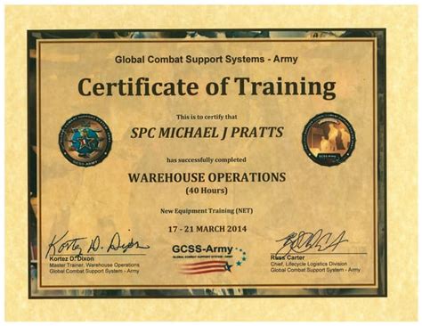 Gcss Army Certification Pdf