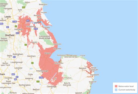 Staggering Flood Map Exposes Areas That May Be Underwater By 2030 Uk