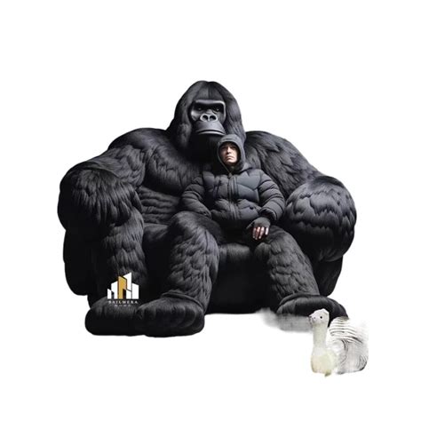 Black King Gorilla Italian High End Living Room Custom Sofa 
