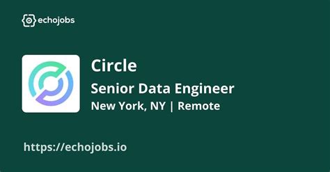 Circle Is Hiring Senior Data Engineer Financial Data Usd 147k 195k