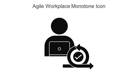Agile Workplace Monotone Icon In Powerpoint Pptx Png And Editable Eps Format Ppt Powerpoint